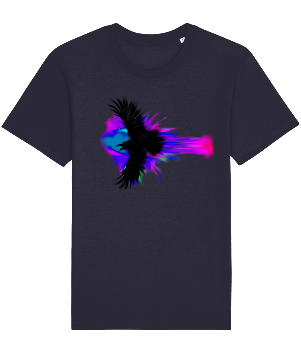 Mens Rocker Raven with Colour Tshirt